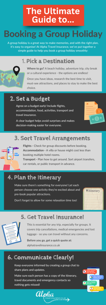 Guide to Booking a Group Holiday - Alpha Travel Insurance